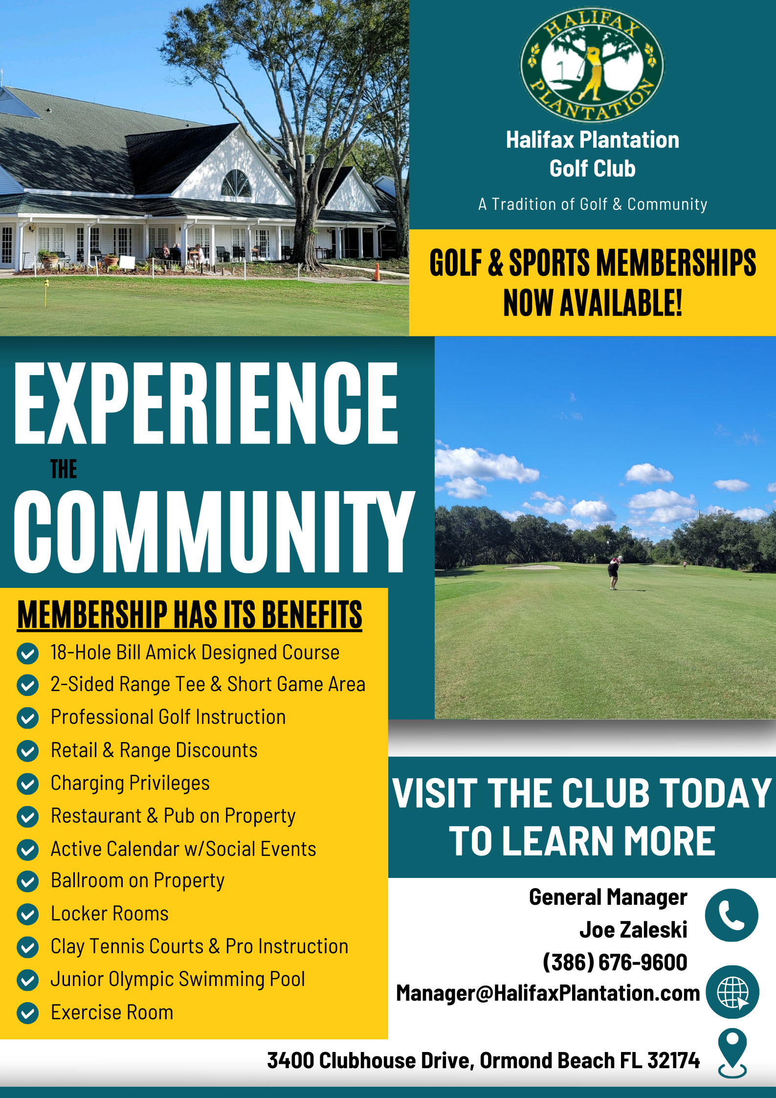 Membership Information - Halifax Plantation Golf Club